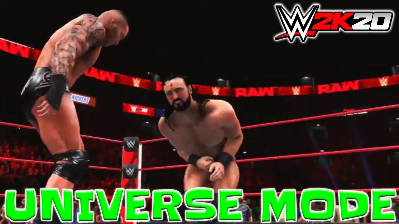 WWE 2K20 - Universe Mode Part 1 - YouTube