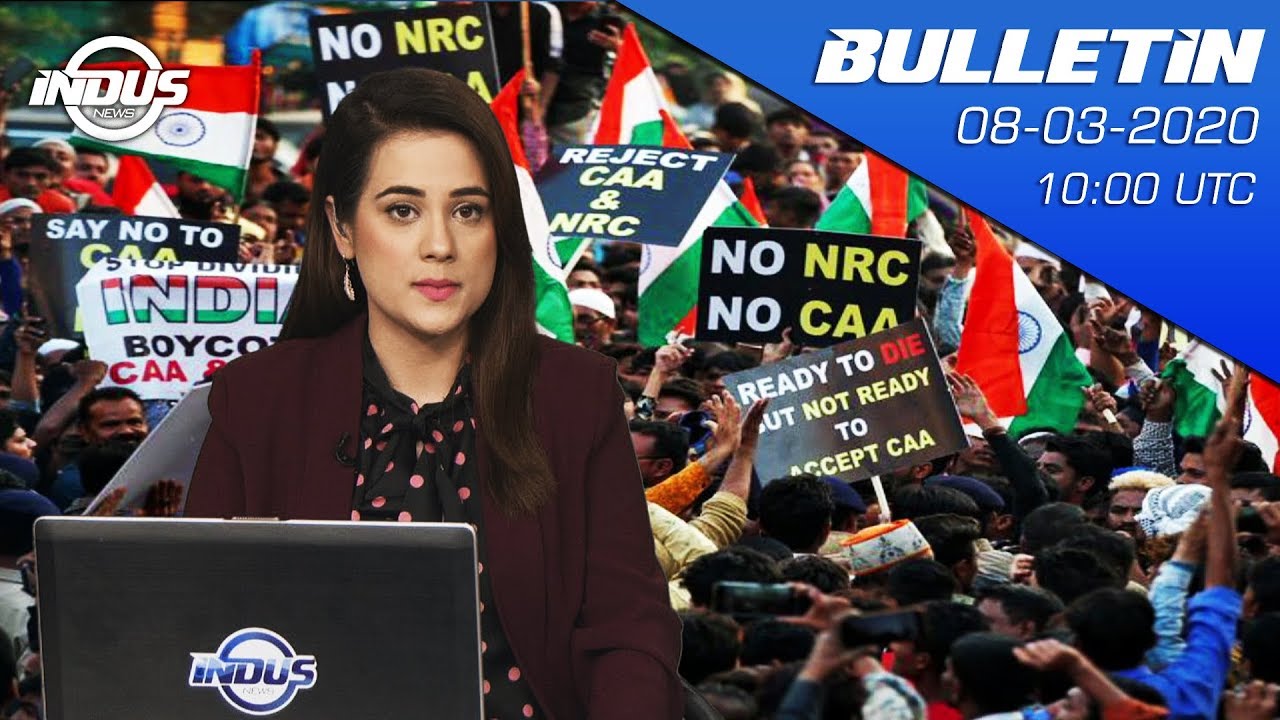 Indus News Bulletin | 10:00 UTC | 08 March 2020 | Indus News - YouTube