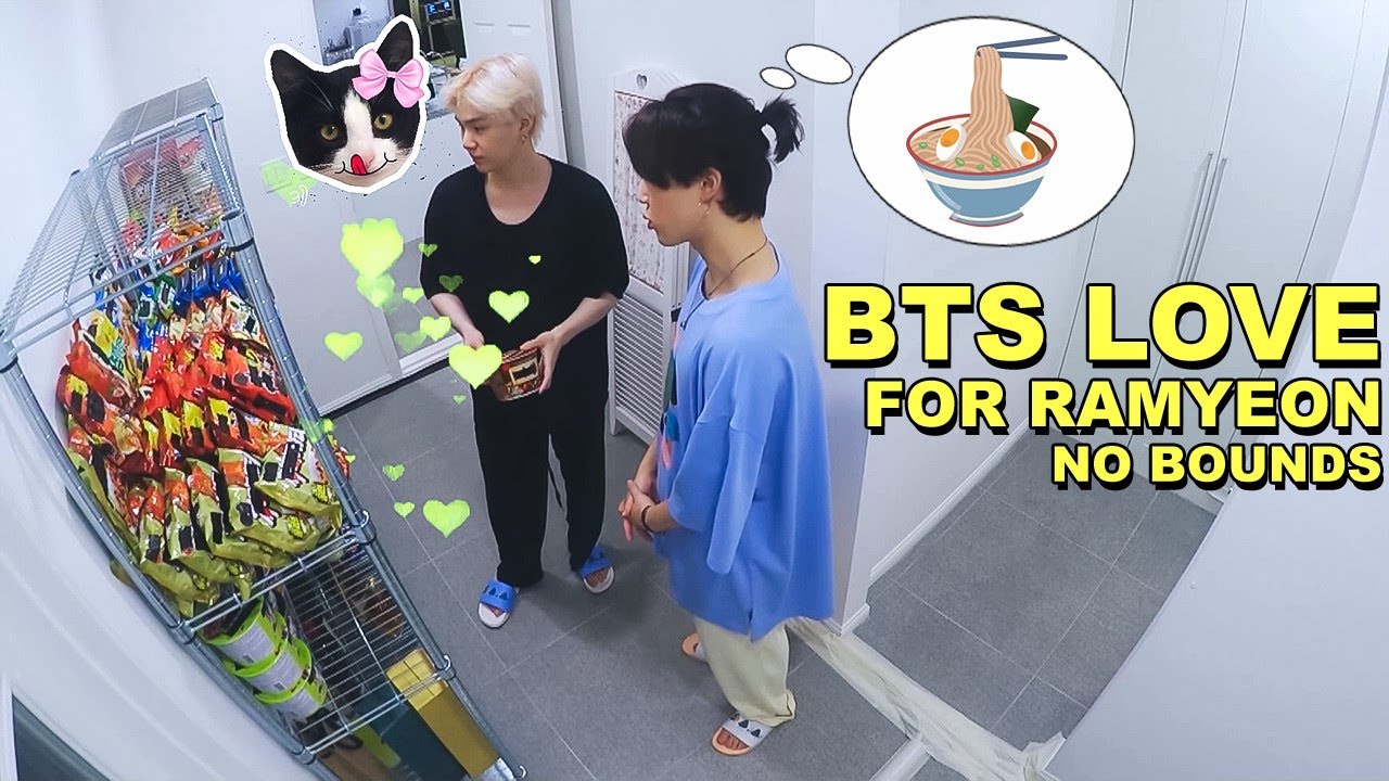 BTS Love For Ramyeon No Bounds - YouTube
