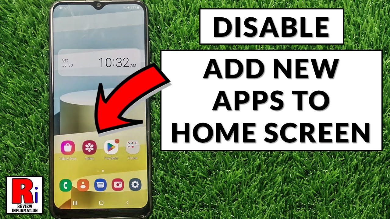 How to Disable Add New Apps to Home Screen on Samsung Galaxy Phones ...