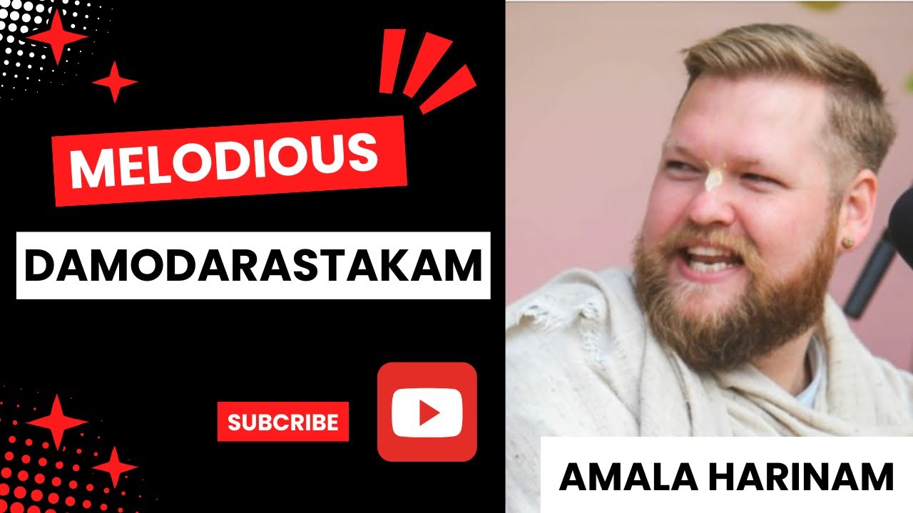 Damodarastakam by Amala Harinam Das | Kartik final four Kirtan 2023 ...