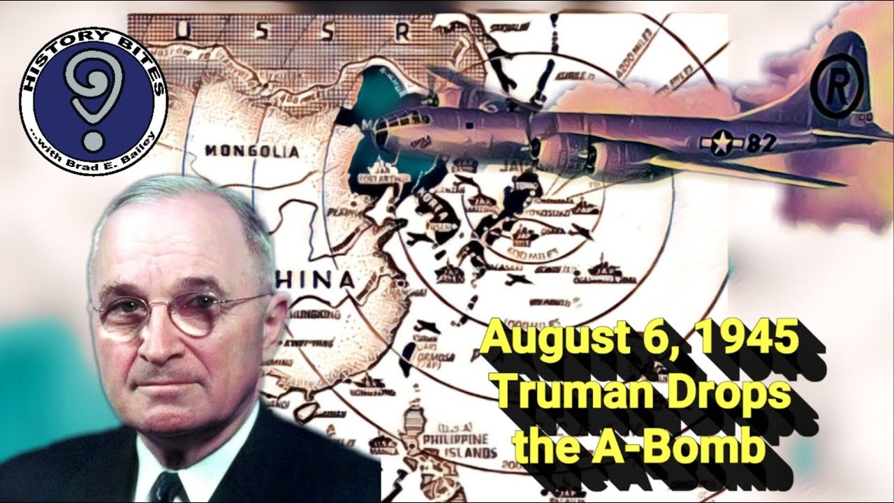 August 6, 1945 ~ Truman Drops the A-Bomb on Hiroshima - YouTube