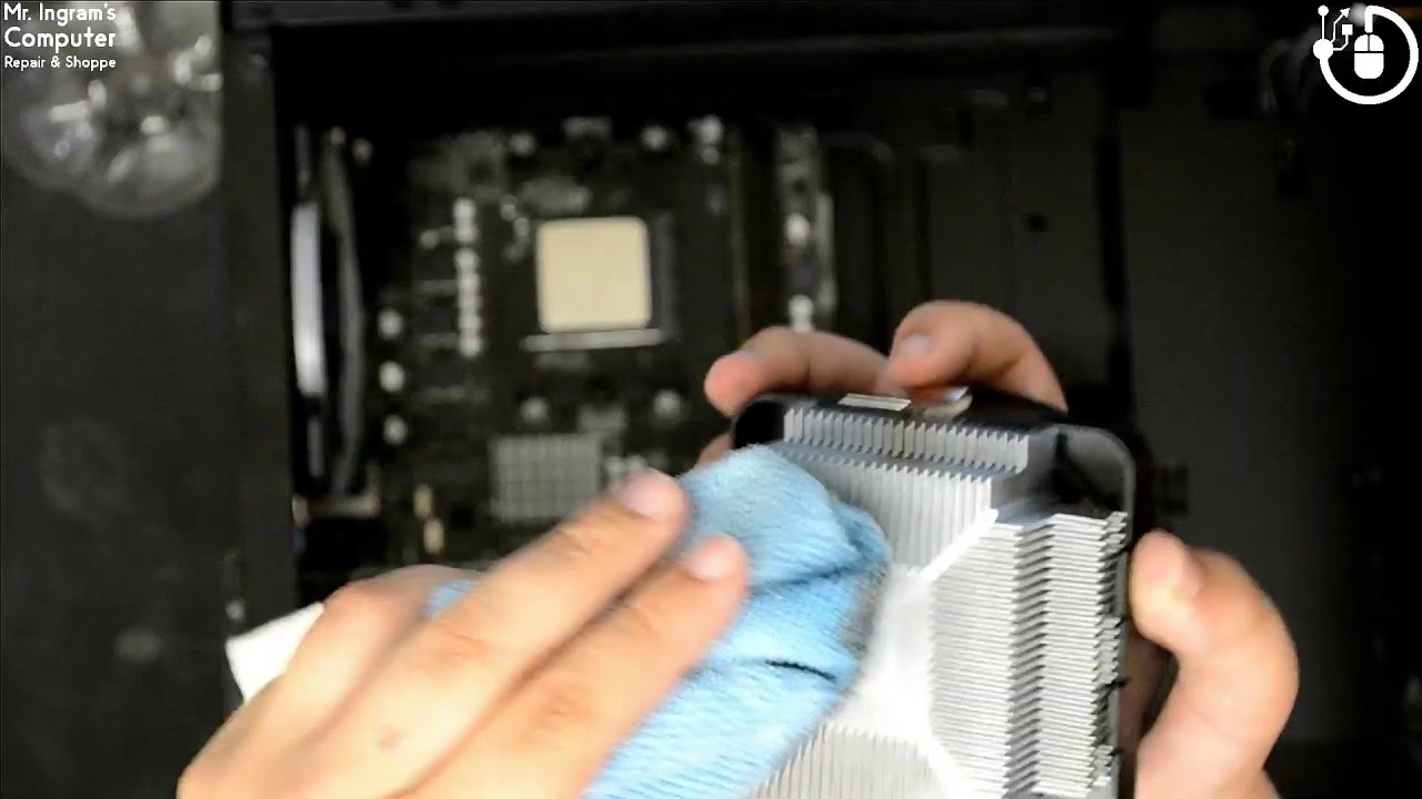 New motherboard install on CyberPower Desktop! - YouTube