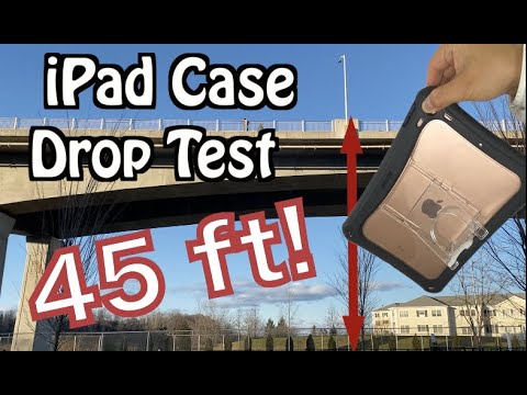 The Ultimate Drop Test – 45 Feet! | iBenzer Hexpact iPad Case 💪📱 - YouTube