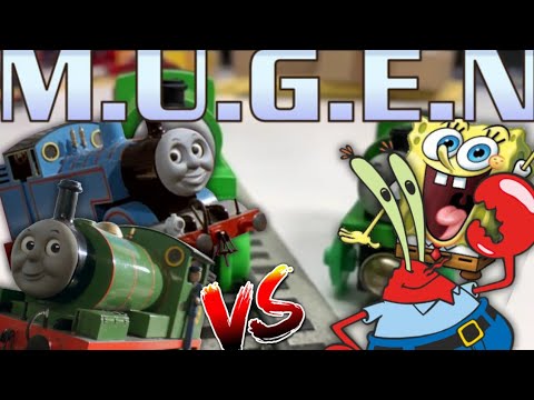 M.U.G.E.N: Thomas The Tank Engine & Percy The Small Engine vs Spongebob ...
