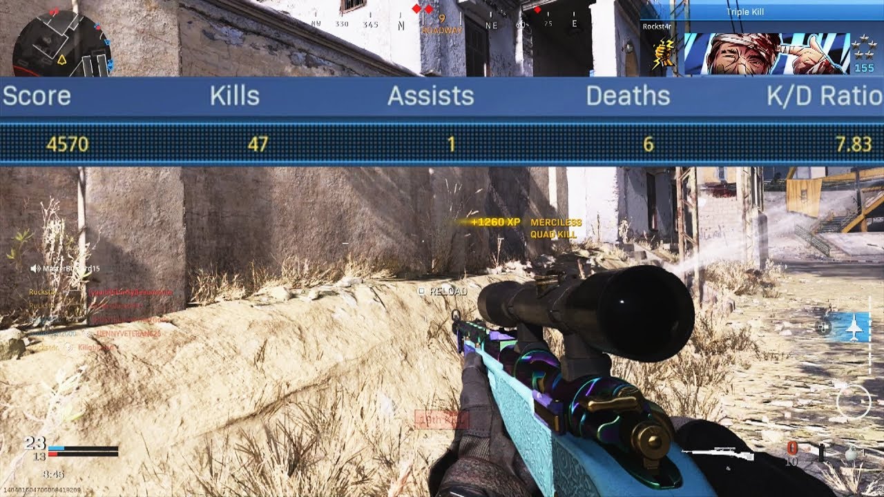 47 out of 100 Kills STARTS with a CRAZY STREAK - YouTube