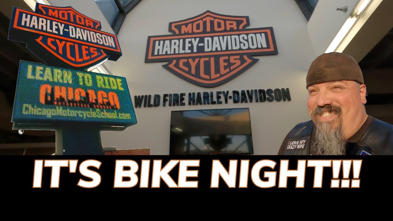 Bike Night at The Pit / Wild Fire Harley Davidson, Villa Park IL - YouTube