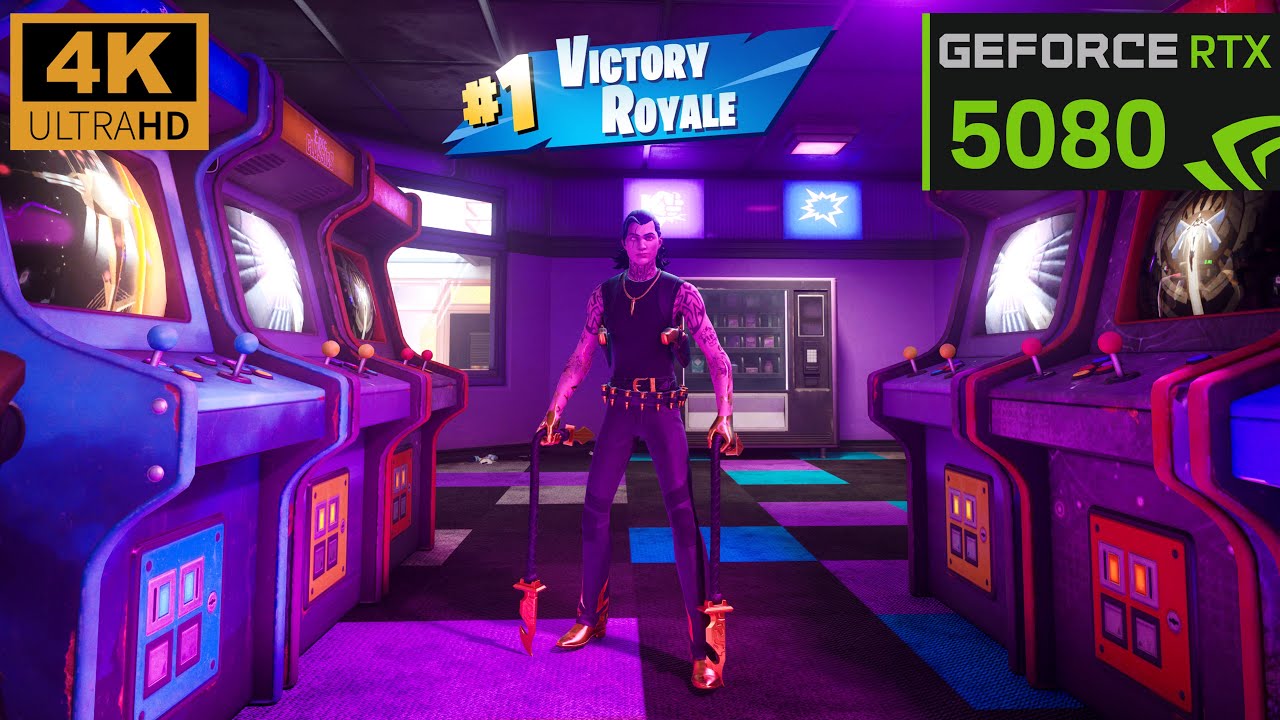 Fortnite | RTX 5080 | 4K MAX Graphics DX11 | OUTLAW MIDAS Outfit - YouTube