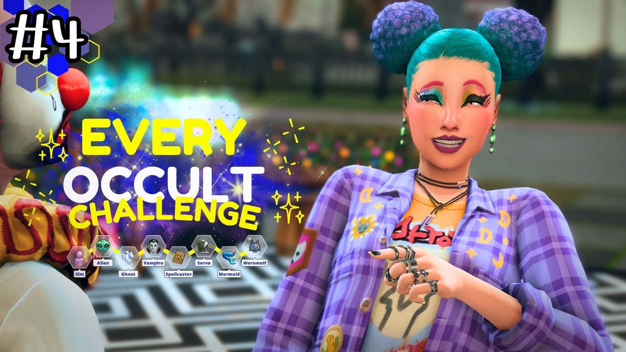 Ep.4 เดอะโกสท์ 🤡 | The Sims 4 | Every Occult Challenge - YouTube