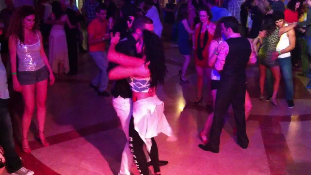 Andrea Bosonotto & Shir Shuker dance Bachata - "Stripper pole" by Toby ...