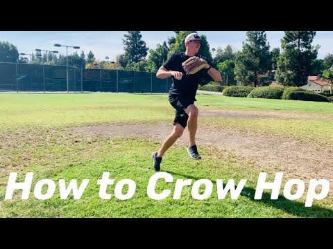 How to Crow Hop in the Outfield - YouTube