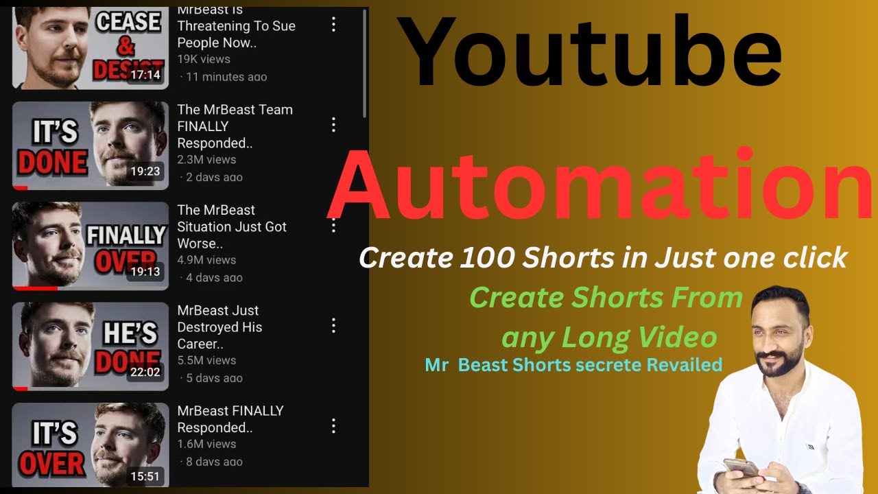 STOP Wasting Time Making Shorts One by One and Try This Instead ...