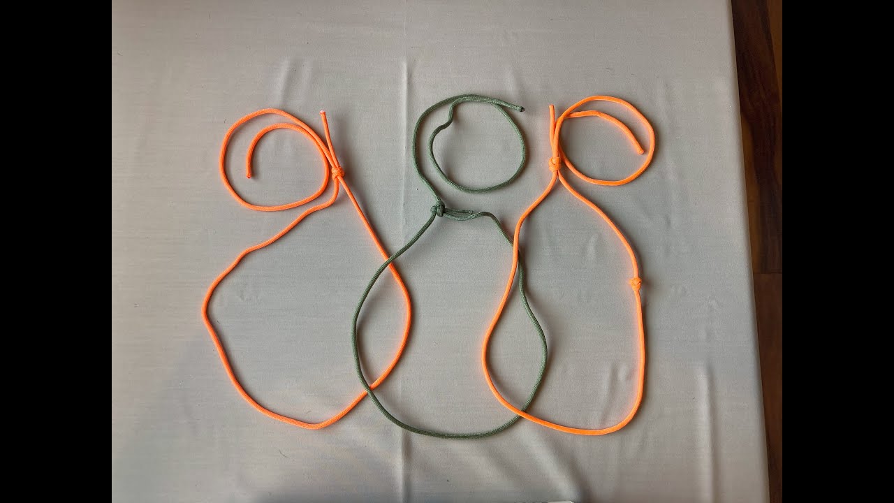 Adjustable Loop Knot of desired loop sizes #slip loop #fixed loop #how ...