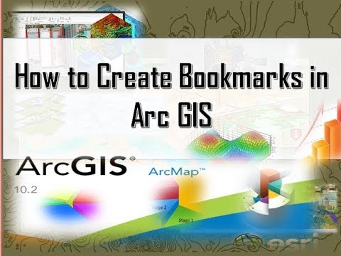 How to Create Bookmarks in Arc GIS |Bookmark Place|Bookmark Manager ...