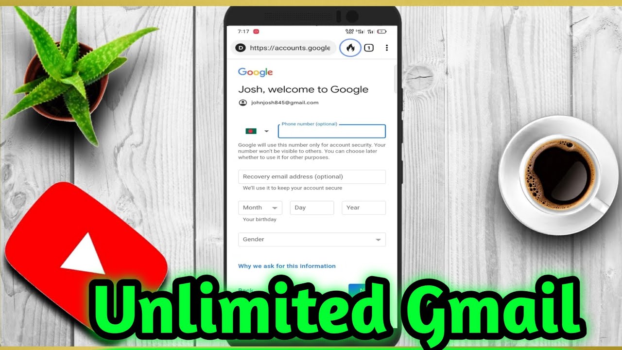 How To Create Gmail Account Without Phone Number Basic Joy 2022 YouTube How To Create Gmail Account Without Phone Number Basic Joy 2022 YouTube