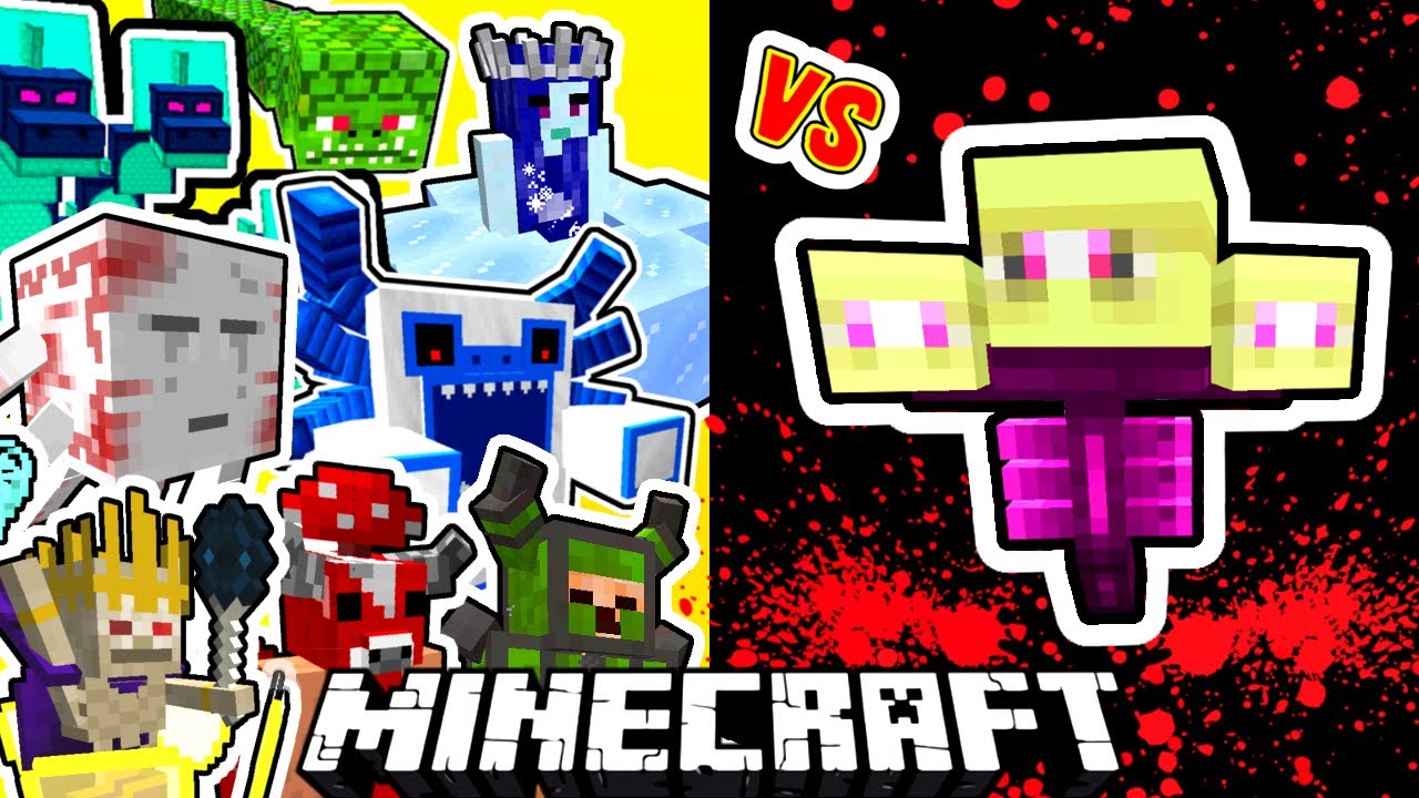 Shulker Wither Vs. Twilight Forest Monsters in Minecraft - YouTube