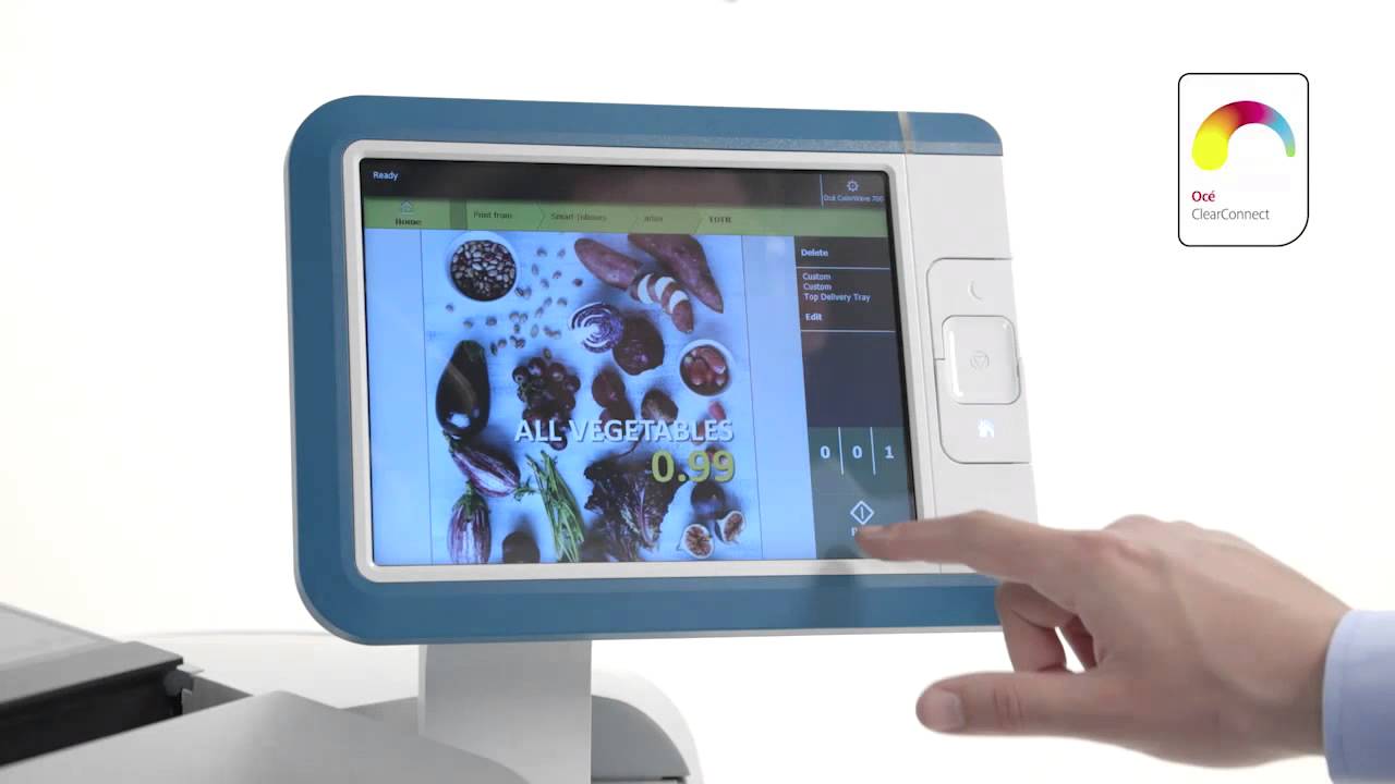 Oce ColorWave 500 Quick demo - YouTube