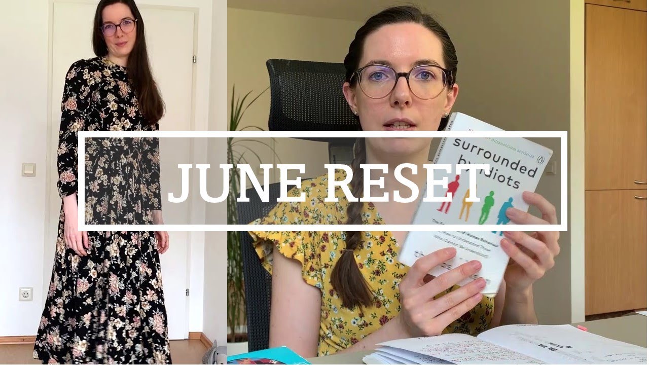 JUNE RESET | Goals, finances, in-and-out balance, thrift haul - YouTube