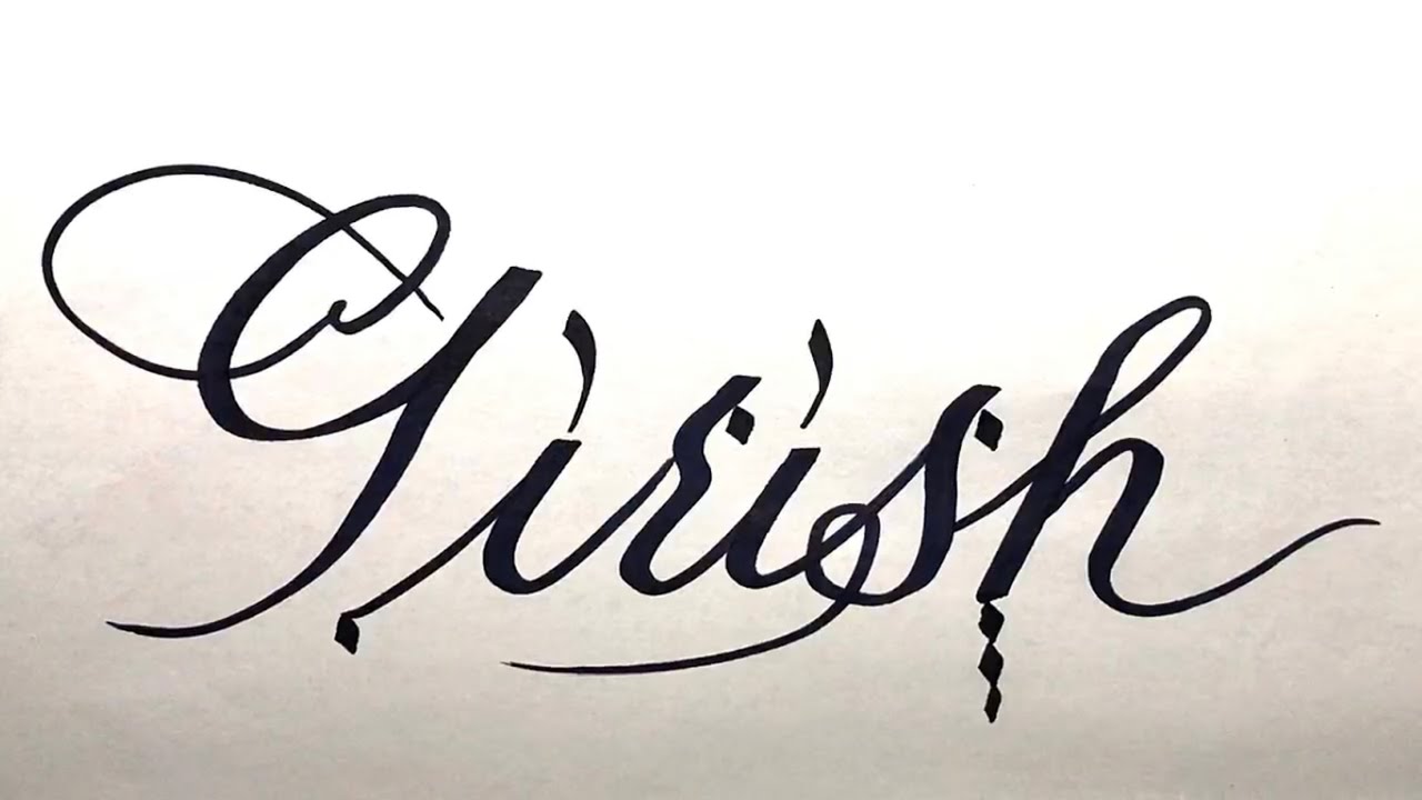 Girish Name Logo Nicknames For GirishGJ: Giℝis𝖍GJ , Girish,