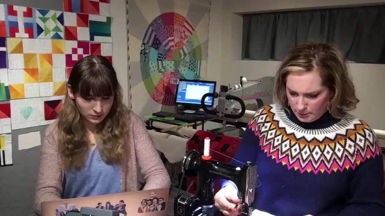 Friday Night Sip & Sew & Study - YouTube