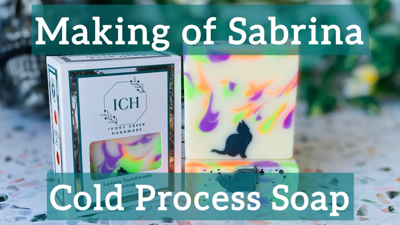 Making of ‘Sabrina’ cold process soap - YouTube