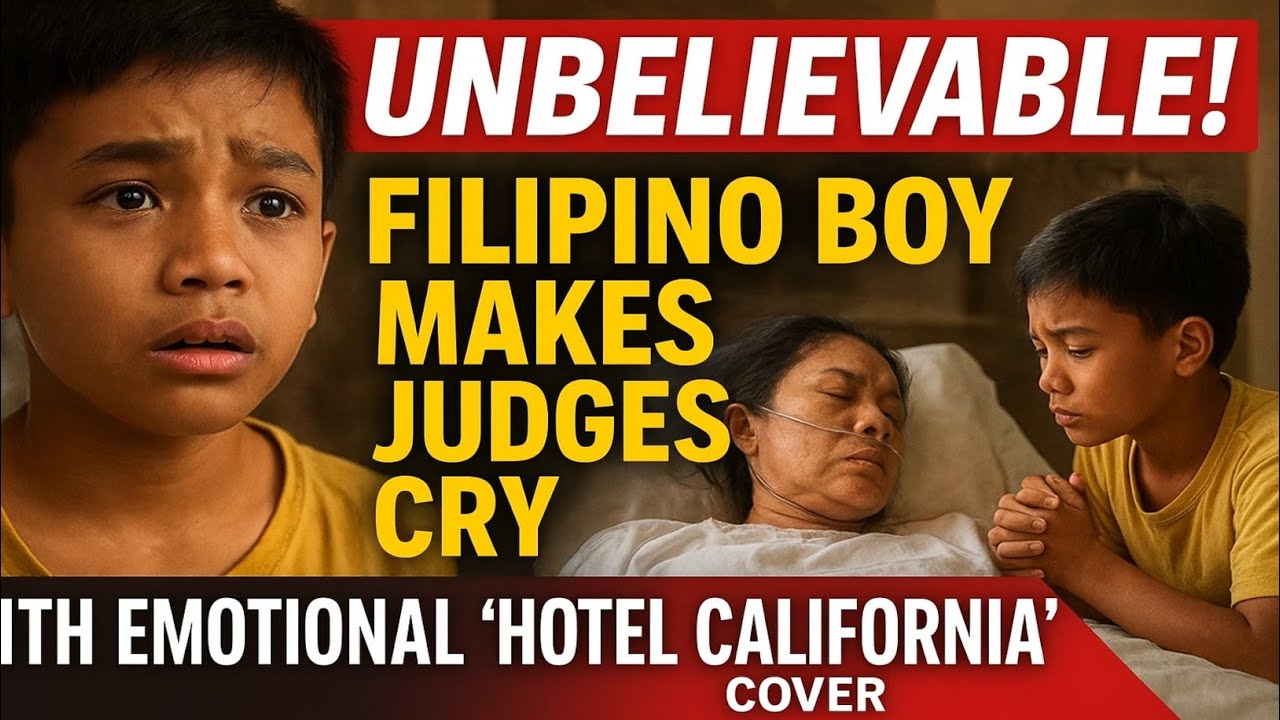Homeless Filipino Boy Sings ‘Hotel California’ – What Happens Next Will ...