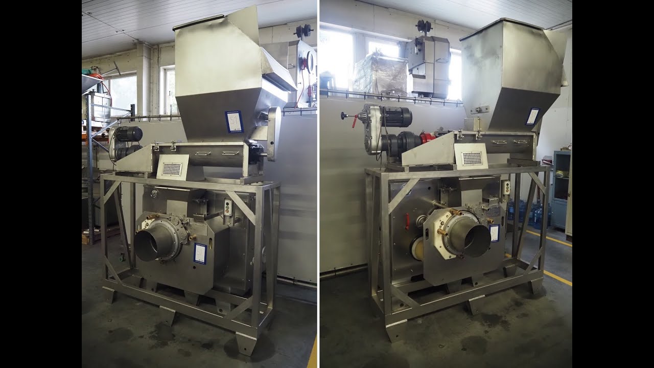 1034-51: Baader separator with infeed bunker - YouTube