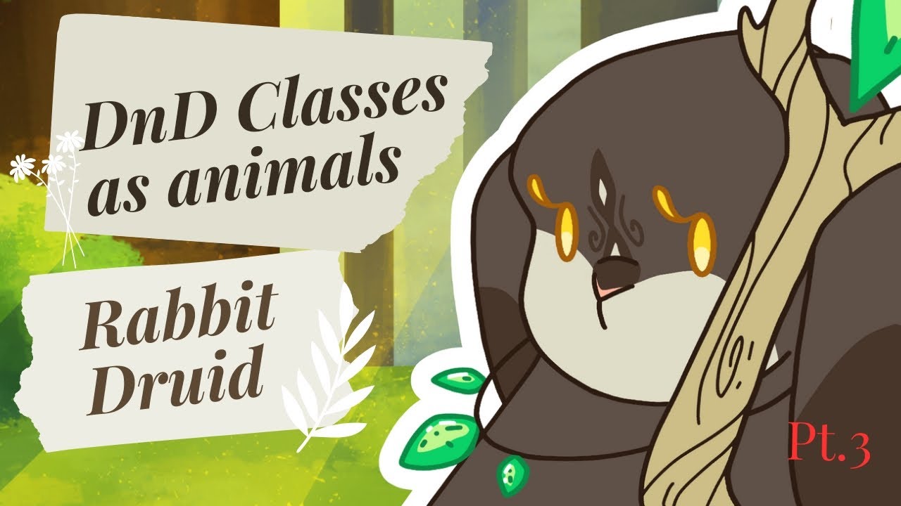 Turning DnD Classes into animals pt.3 /speedpaint/ - YouTube