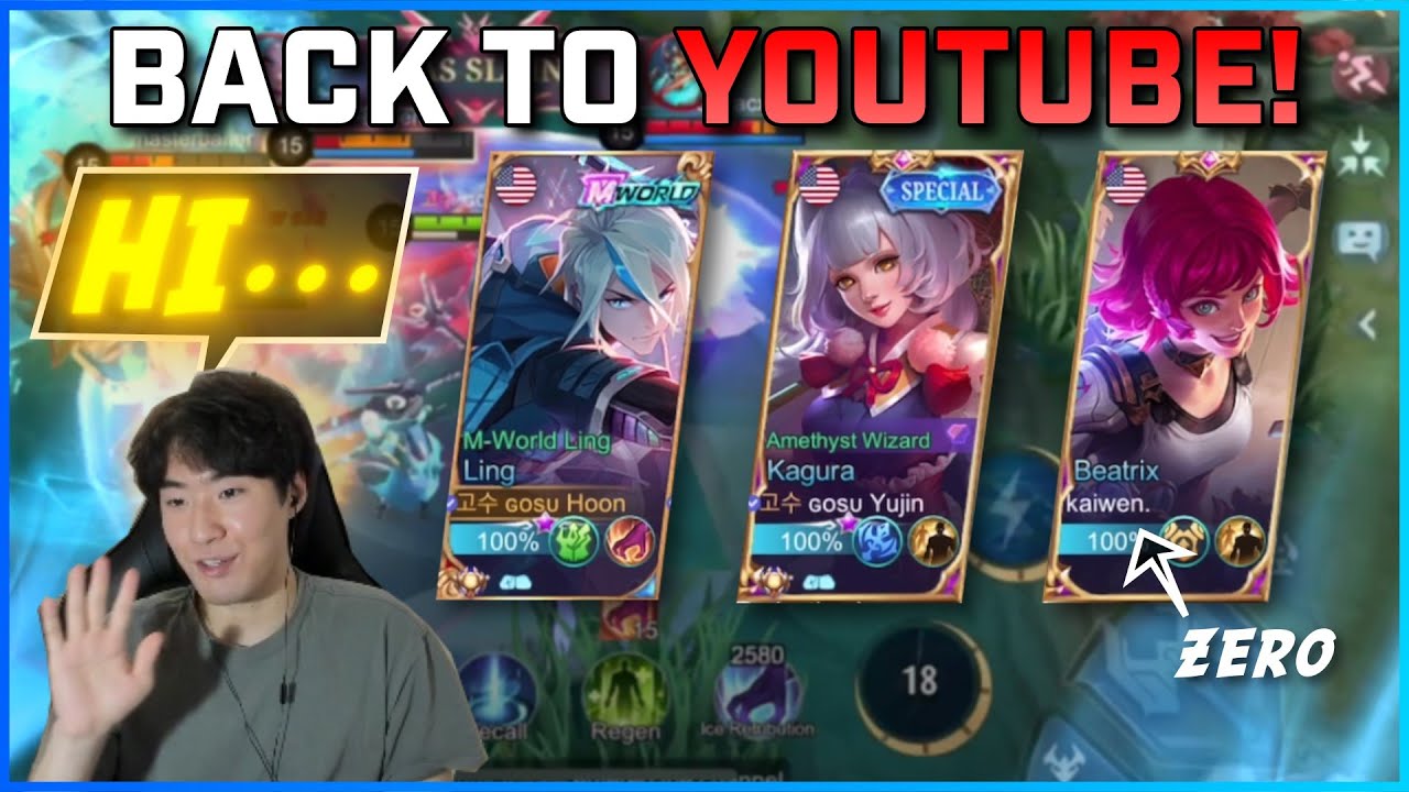 Gosu Hoon Back to YouTube Streaming (ft. Gosu Trio) | MLBB - YouTube