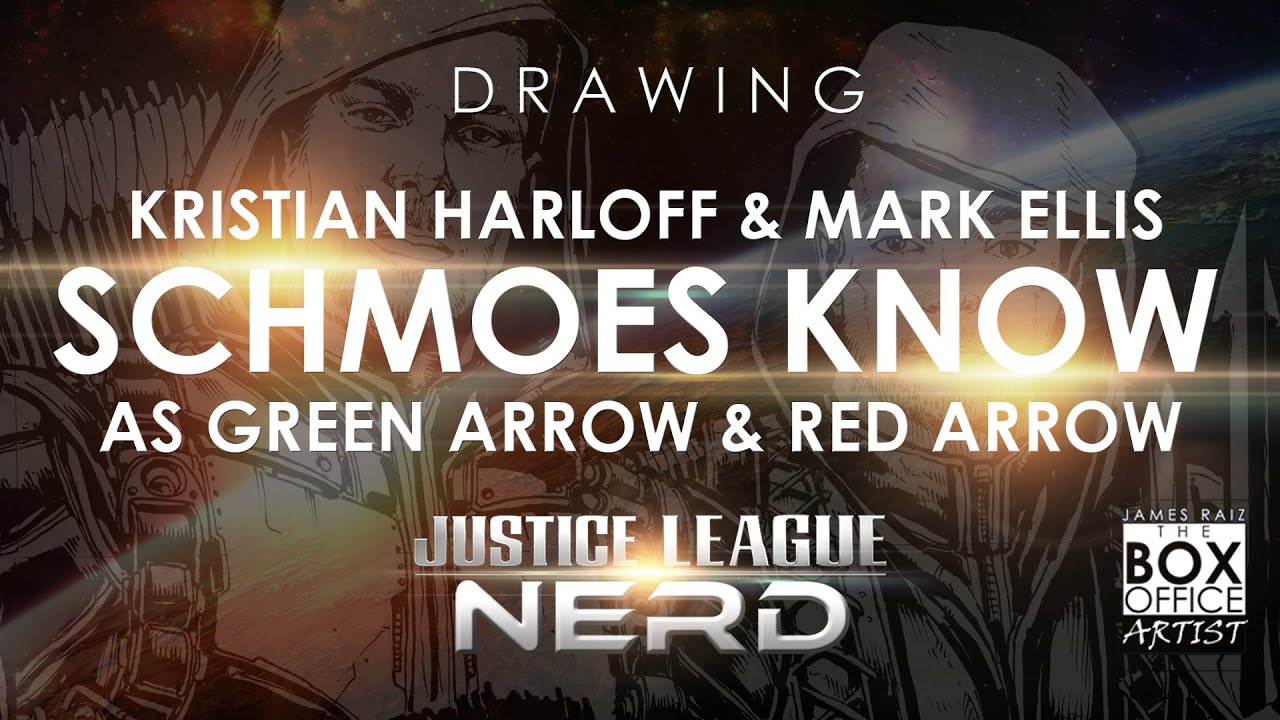 DRAWING THE SCHMOES AS GREEN ARROW AND RED ARROW (ARSENAL)! JLN Part 10 ...