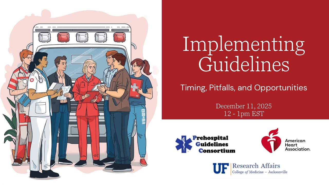 Implementation Science & EMS 4 - Lessons from AHA Guidelines - YouTube