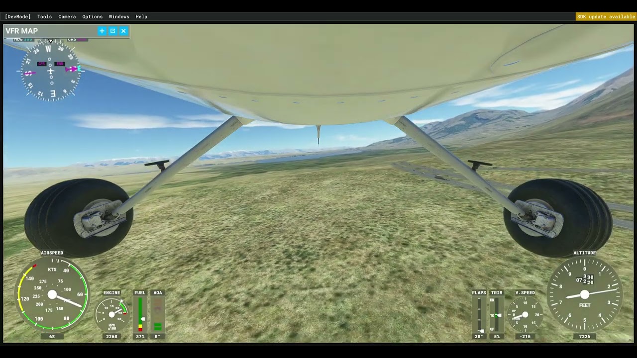 Cessna 152 - Landing - Mammoth Yosemite Airport (California) - Wheel ...