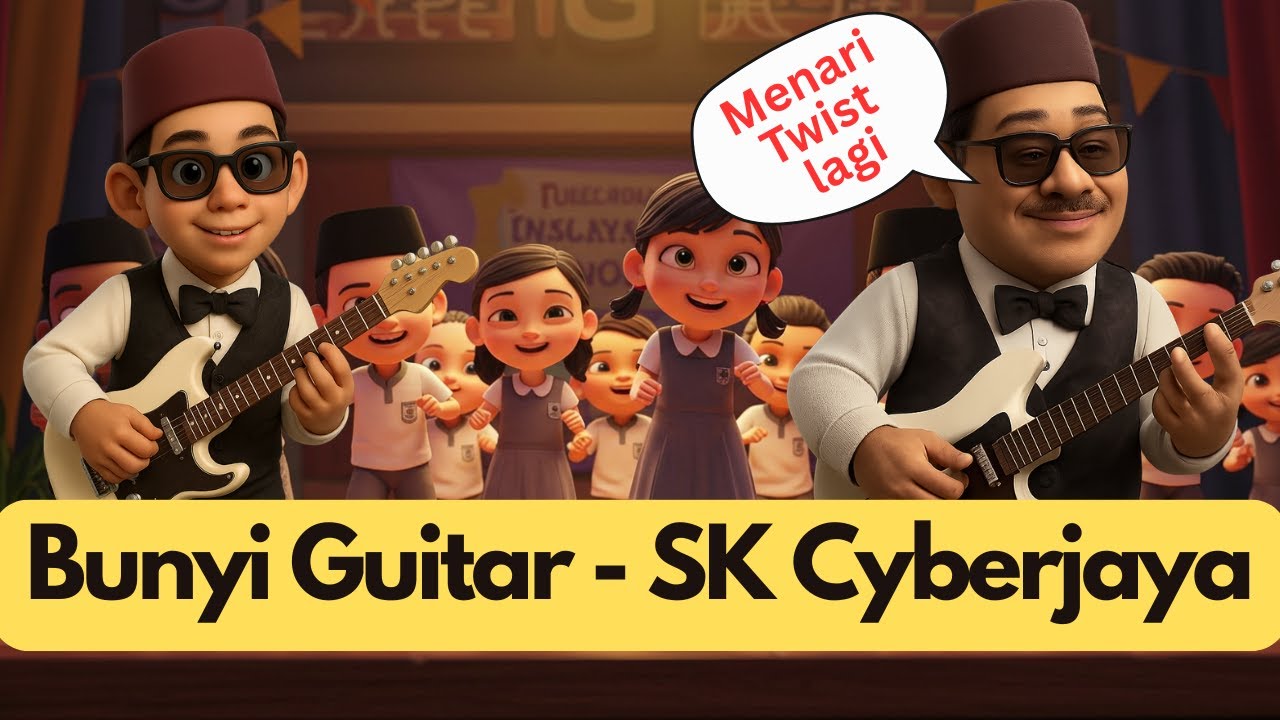 Bunyi Gitar (P Ramlee) – Budak 9 Tahun Nyanyi & Kawan Menari Twist Buat ...