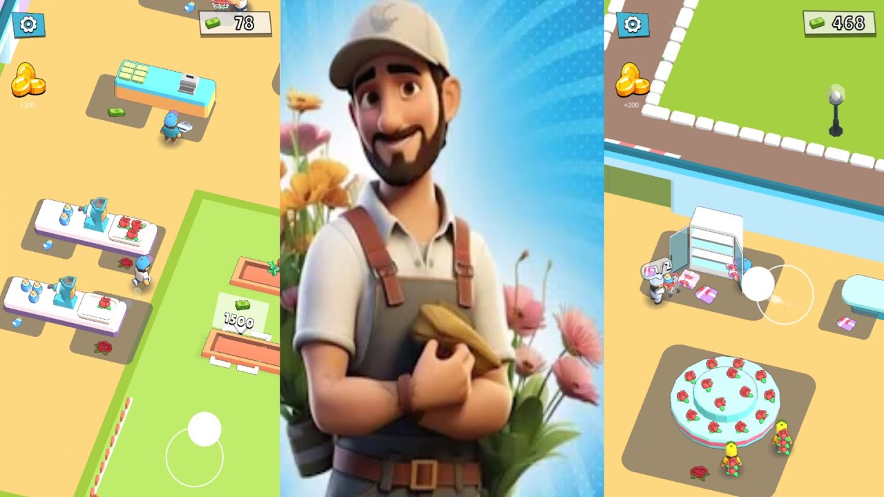 Idle Flower Tycoon Gameplay Mobile Game Walkthrough All Levels Android ...