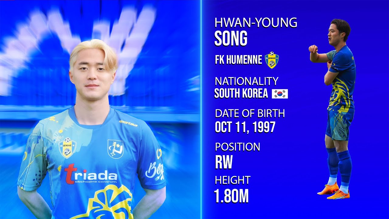 Hwan-Young Song FK Humenne RW/LW 2023/2024 - YouTube
