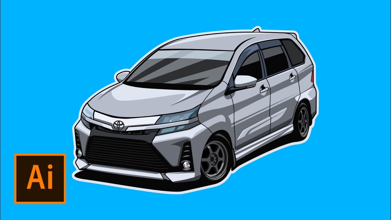 Veloz Car Illustration Speed Art l Adobe Illustration Tutorial - YouTube