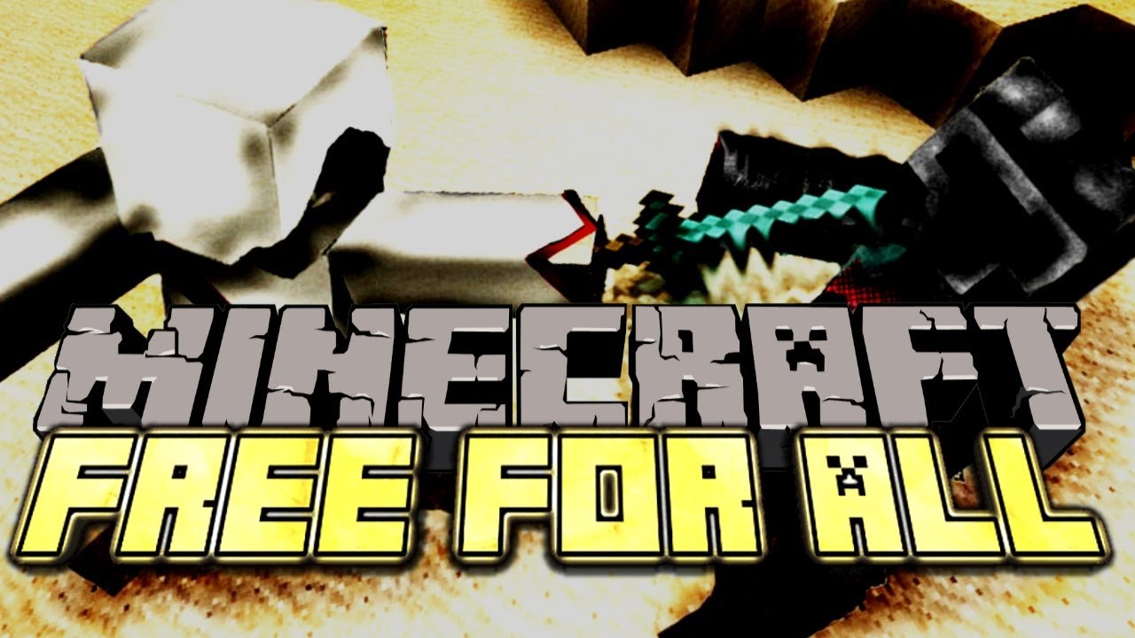 MINECRAFT RUST FREE FOR ALL (1 VS 6) - YouTube