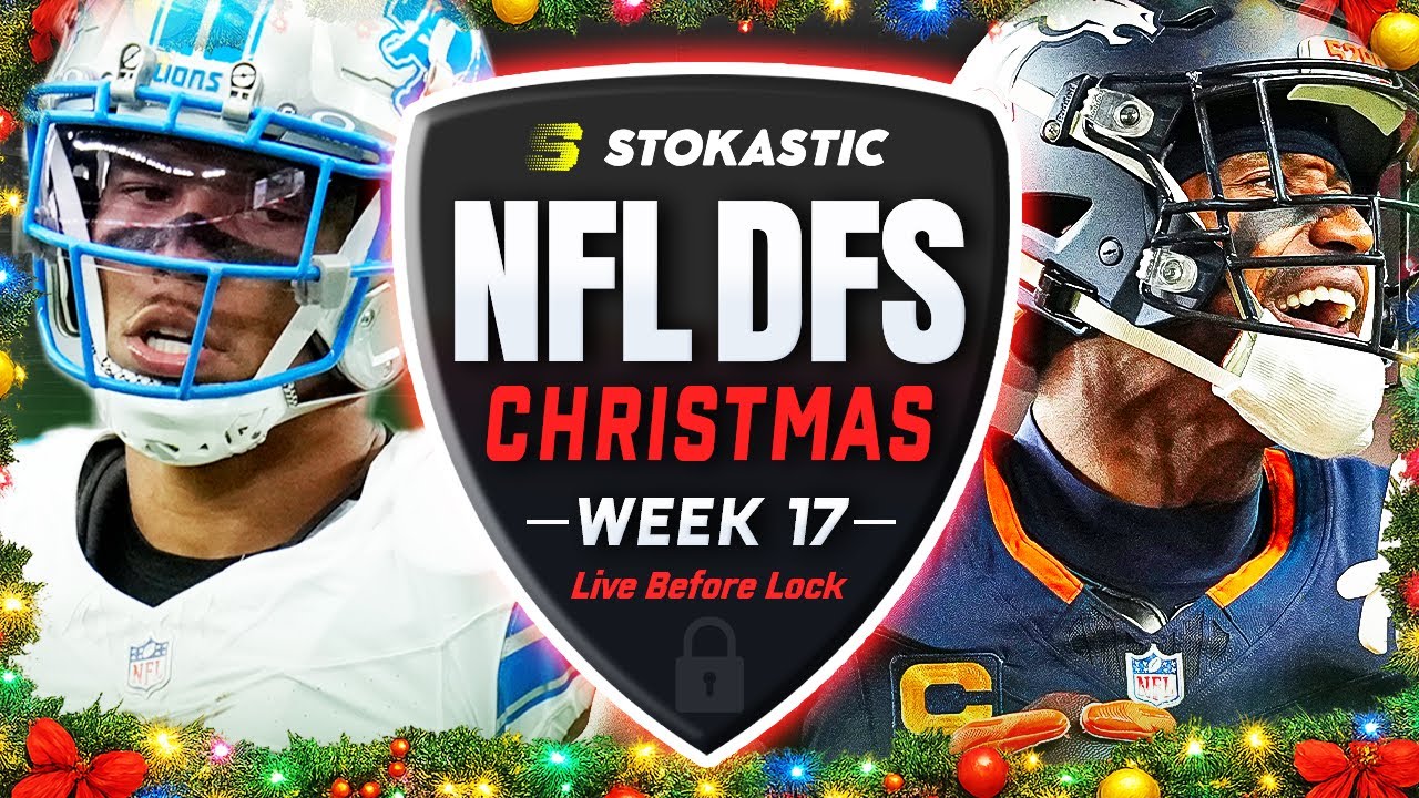 NFL DFS Live Before Lock | Christmas Day Week 17 DFS Picks - YouTube