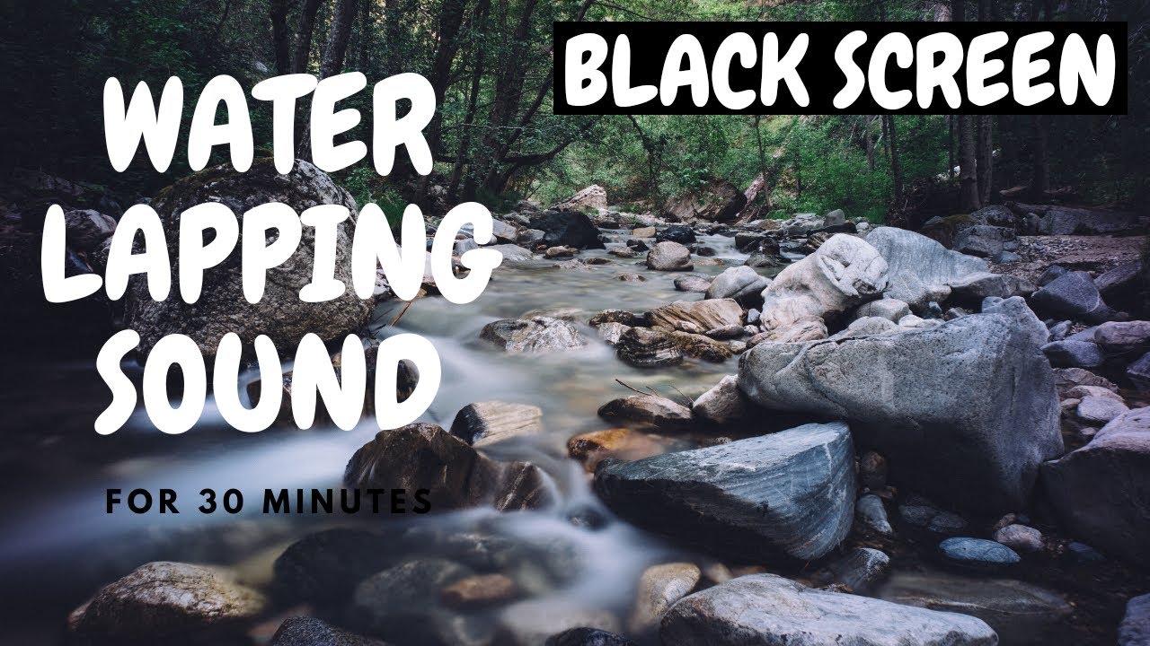 WATER LAPPING SOUNDS FOR RELAXATION | STUDY | SLEEPING | SUMMER ...