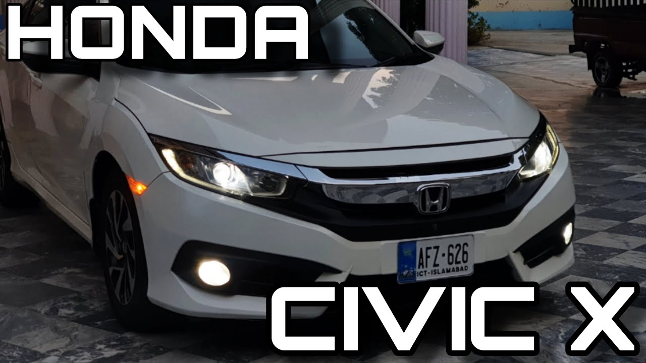 HONDA CIVIC X 2017 UG | INTERIOR & EXTERIOR WALKAROUND - YouTube