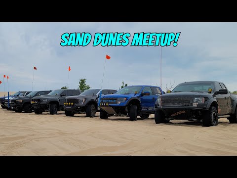 Ford Raptor vs Ram TRX at the Dunes!