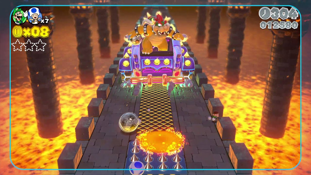 Super Mario 3D World - Wolrd 8-Castle - YouTube