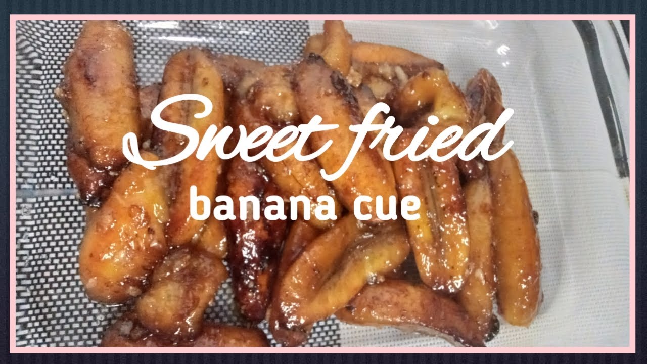 Sweet fried banana cue | Azirs Vlog - YouTube