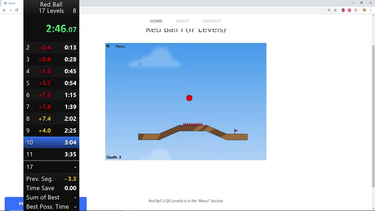 Red Ball 12 Levels and 17 Levels PB (12: 3:55) (17: 6:38) - YouTube