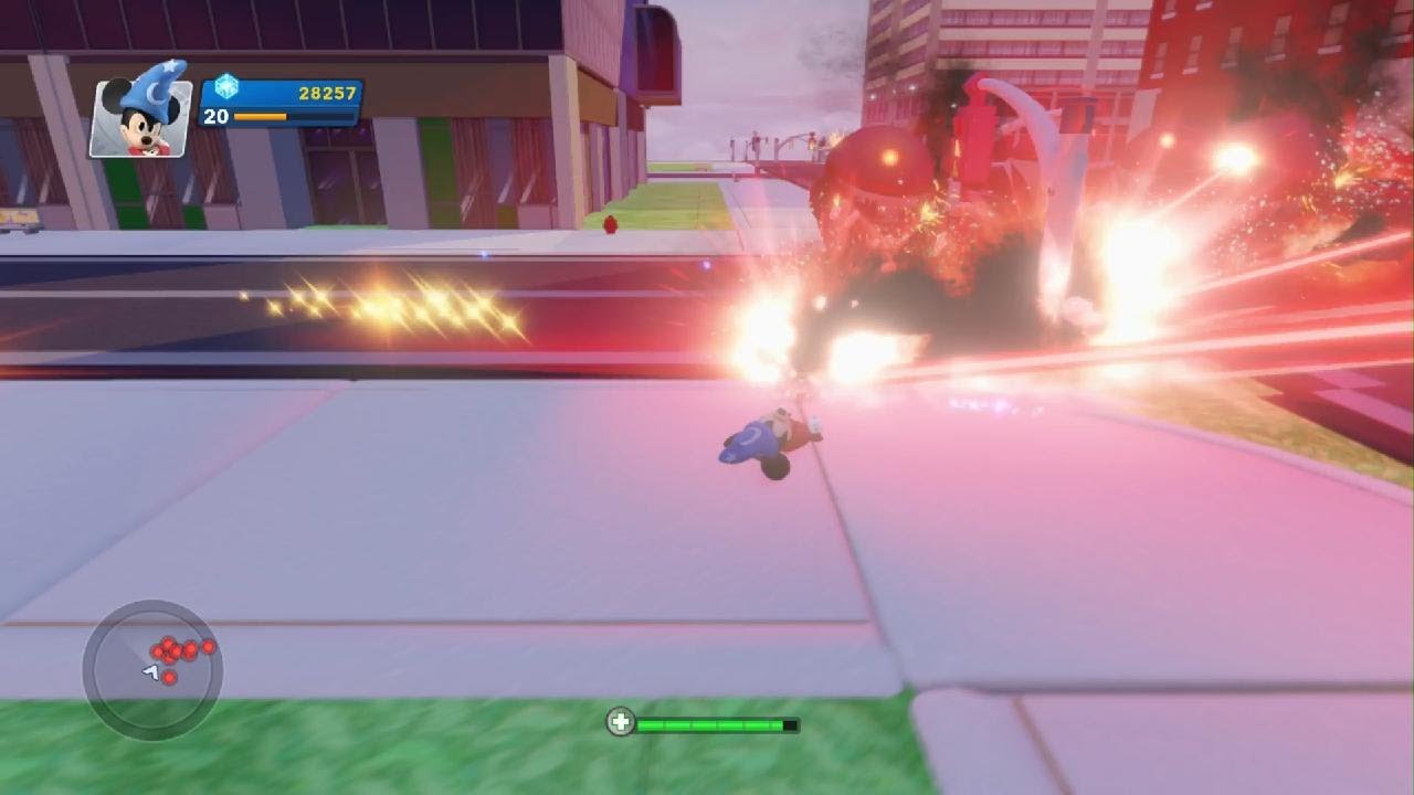 Disney Infinity Mickey Vs 6 Robots - YouTube