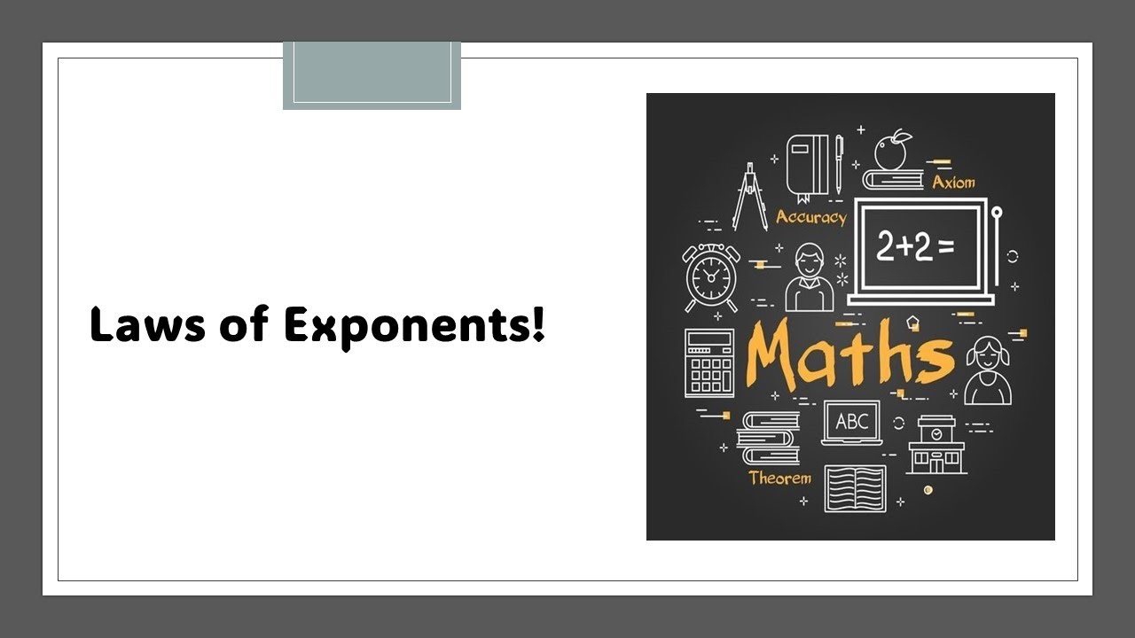 Laws of Exponents | Algebra Basics | Basic Mathematics - YouTube