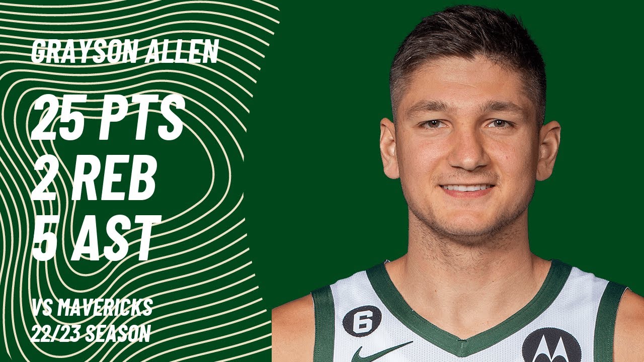 Grayson Allen vs Dallas Mavericks | Nov 27, 2022 - YouTube