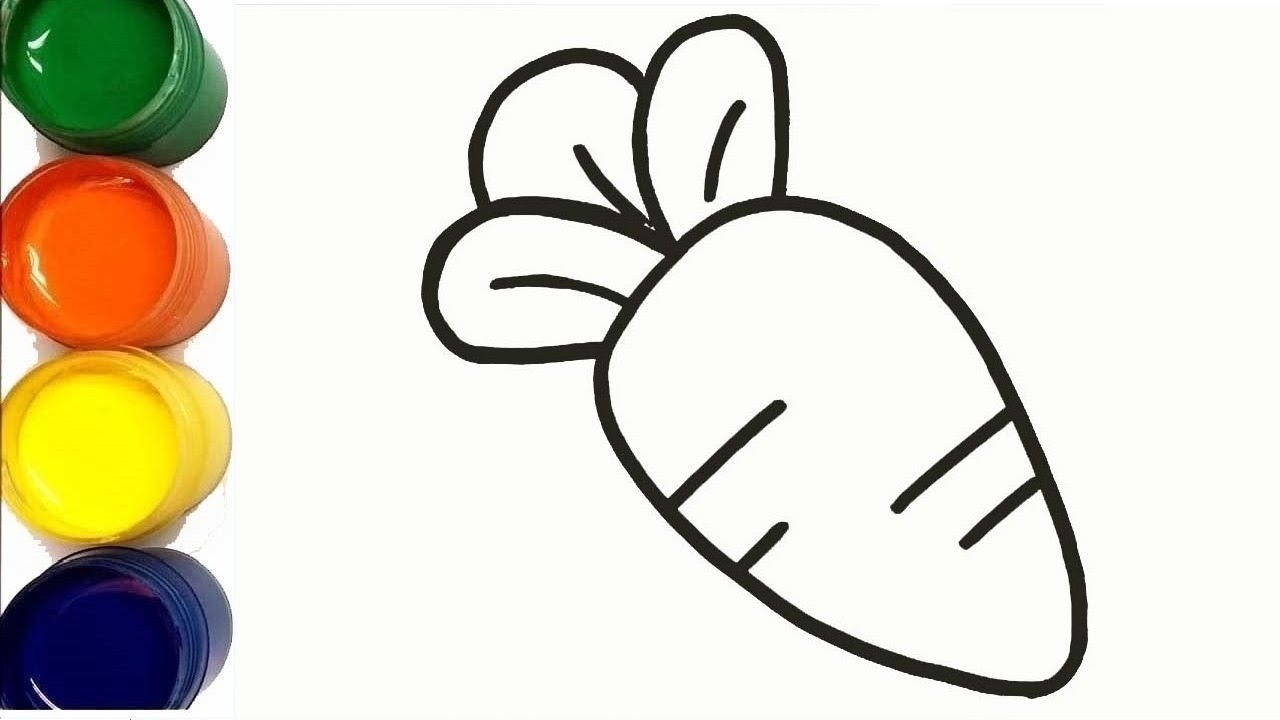 Вolajon uchun Sabzi rasm chizish | Сурет салу Сәбіз | How to Draw a ...