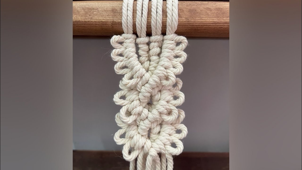 Macrame Pattern Tutorial - YouTube
