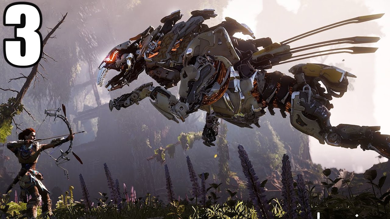 HORIZON ZERO DAWN Gameplay German - 3 - SABER MECH | Let's Play Deutsch ...